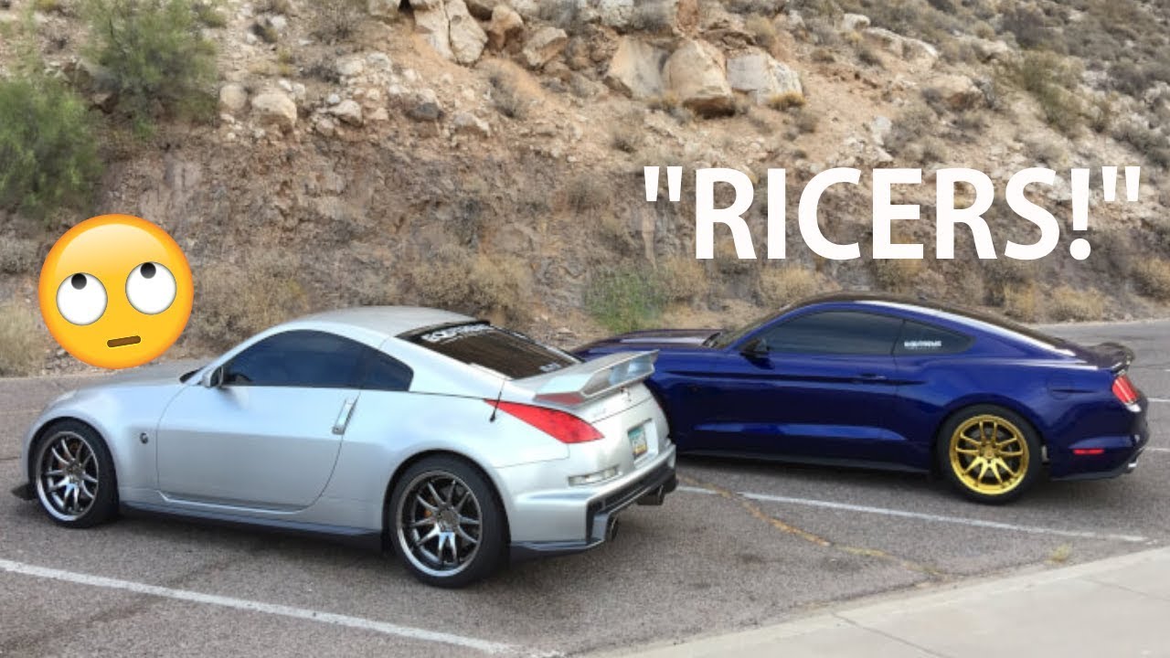 Import Car Scene vs Muscle Cars - YouTube