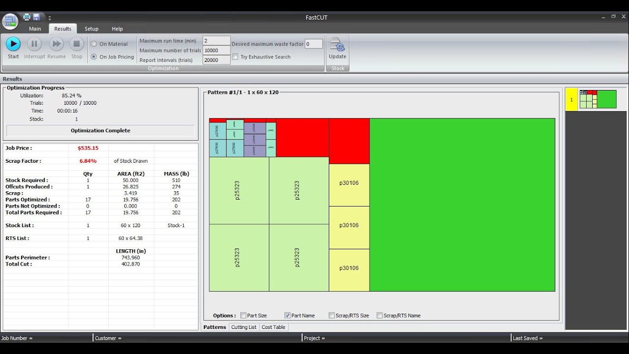 FastCUT v7 Rectangular and Linear Optimizer - YouTube