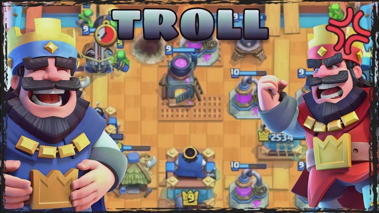 Clash Royale - ON TROLL AVEC UN DECK FULL BÂTIMENTS !! - YouTube