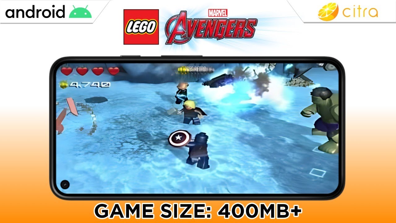 LEGO AVENGERS [60 FPS] • 3DS ON ANDROID GAMEPLAY (CITRA MMJ) - YouTube