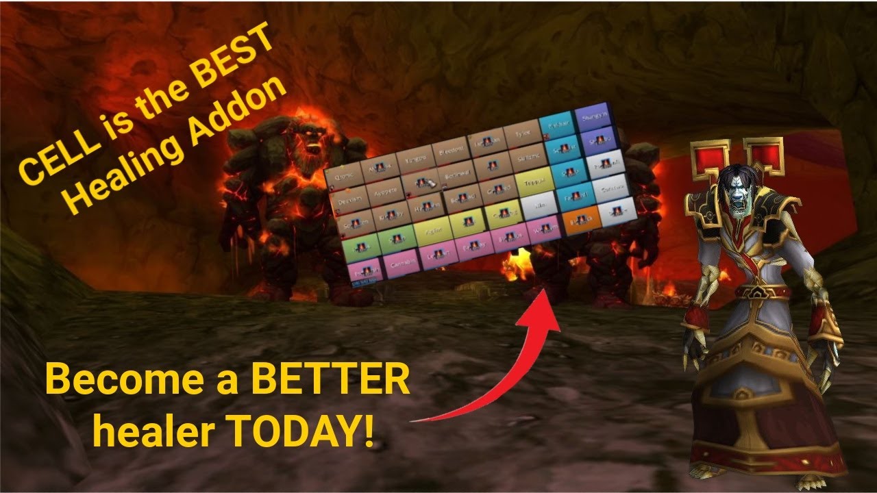 WoW Classic 2024 - How to setup CELL Raid Frames for Healing! (Deep ...