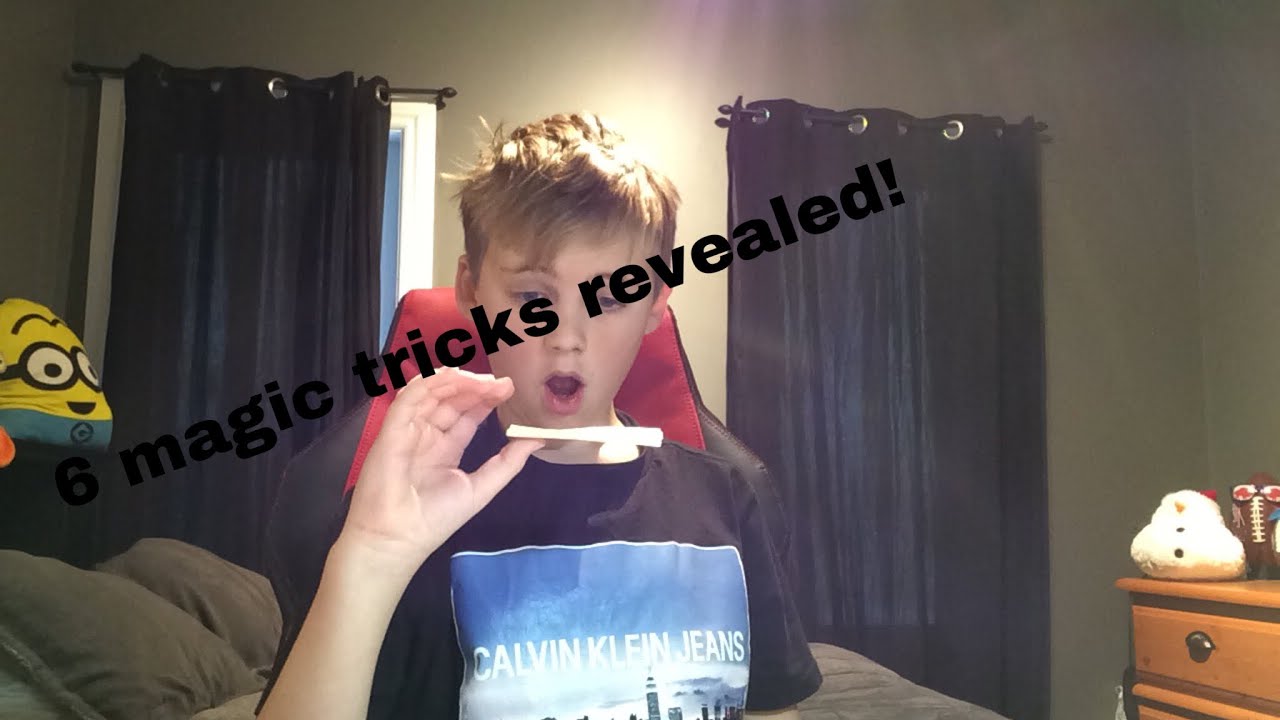 6 Easy magic tricks that you can do at home! (Re-uploaded) - YouTube