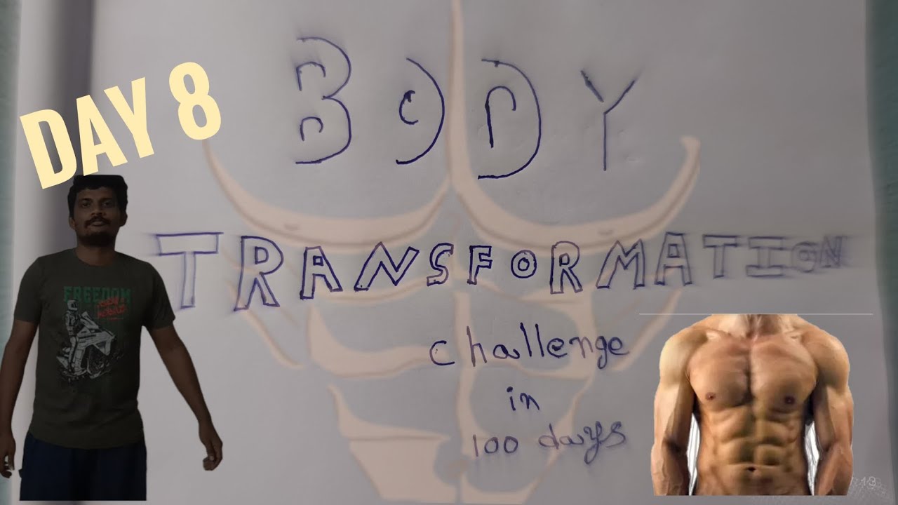 body transformation challenge in 100 days @Gopikrishna.y # ...