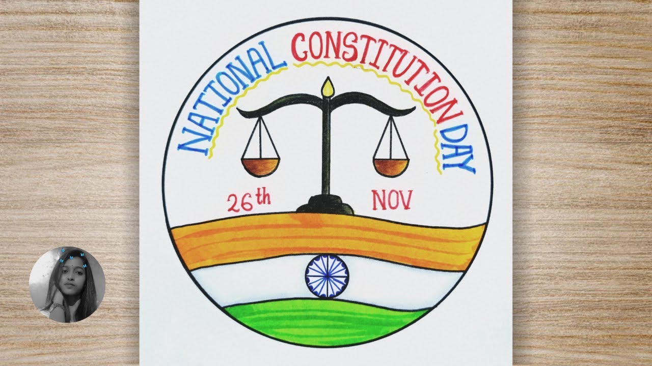 Indian Constitution Day Poster Drawing 😍 | Constitution Day Drawing ...