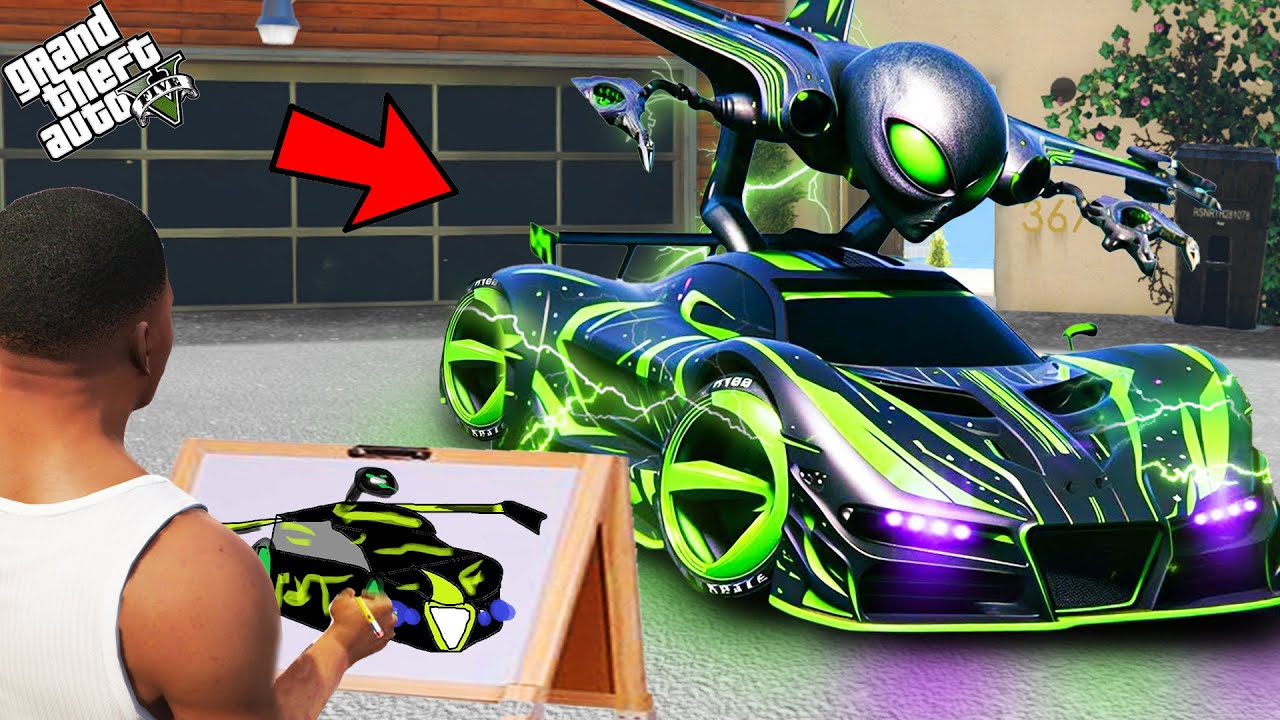 Franklin Find The Powerful Strongest God Car Uses Magical Painting In ...