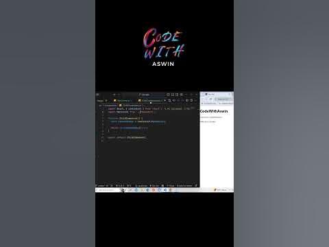 Quick Insights into React useContext 🌟🔗 #shorts #ytshorts #codewithaswin #reactjs #react #coding ...