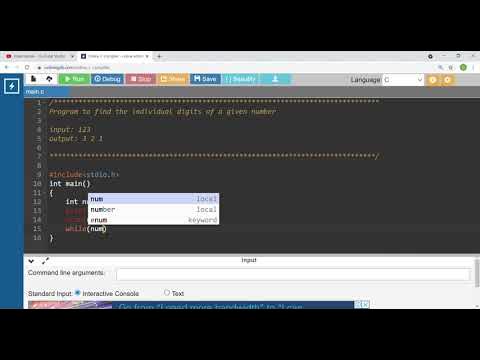 C Program to find the individual digits of a given number | C ...