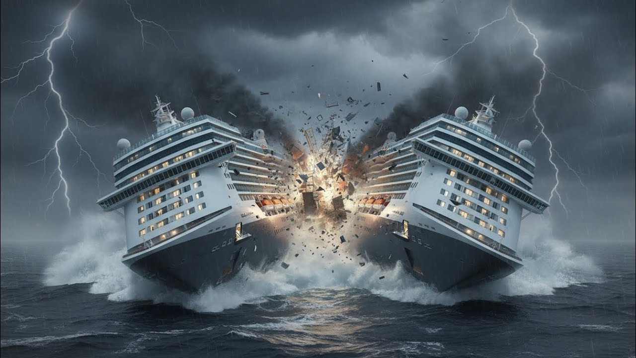 🚢 Two Passenger Ships Collide on a River | Realistic River Accident ...
