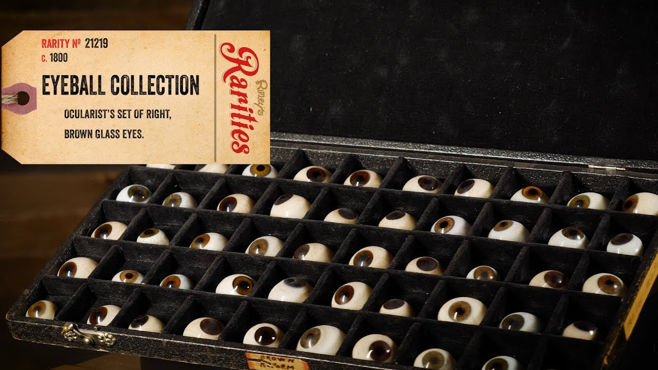 An Ocularist's Glass Eyeball Collection - YouTube