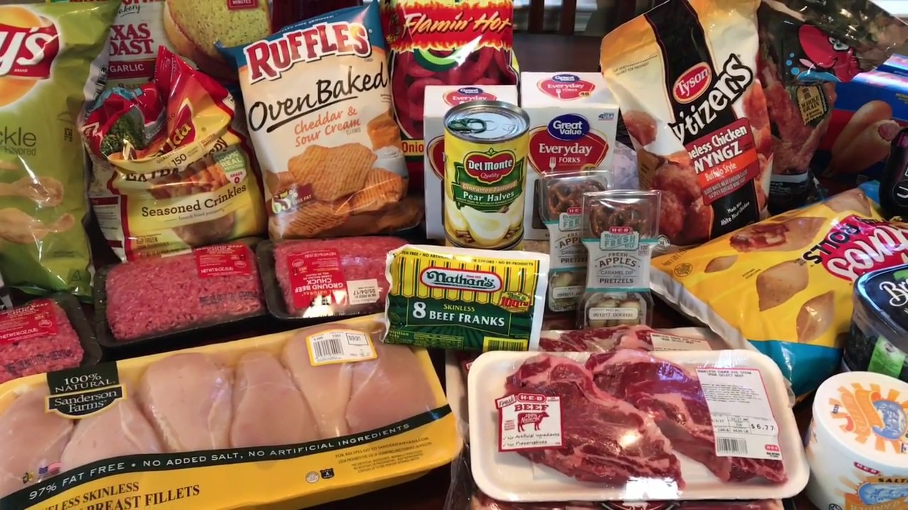 Grocery Shopping 4/30/2017 | HEB & Walmart | What Did We Buy? - YouTube