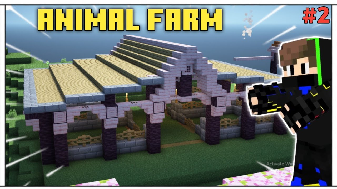 I made a big ANIMAL FARM in Minecraft Survival Series | Survival Series ...