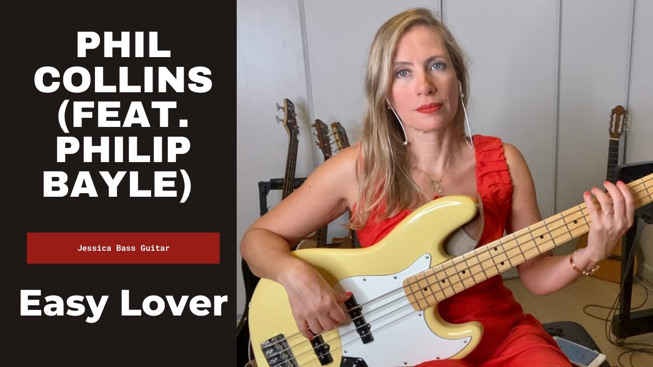 Easy Lover (feat. Philip Bayle) Phil Collins - Jessica Bass Guitar ...