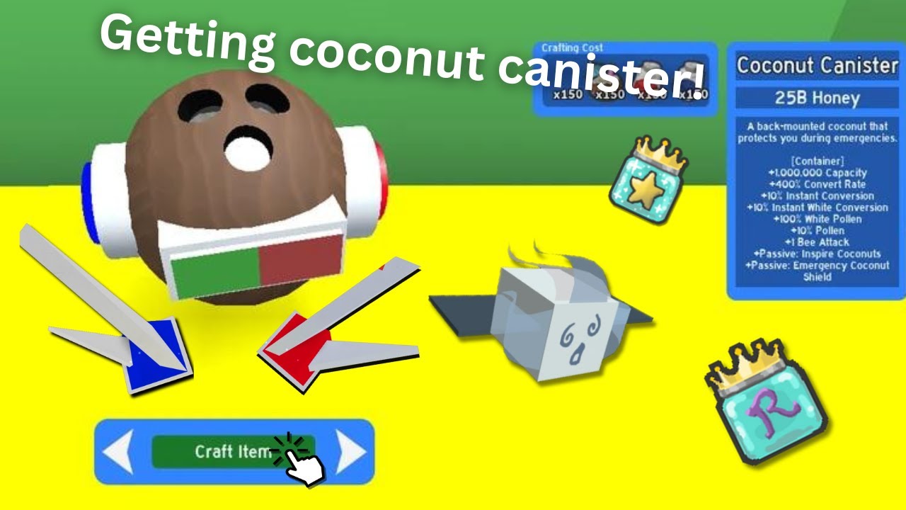 FINALLY GETTING COCONUT CANISTER!!! (BSS gameplay) - YouTube