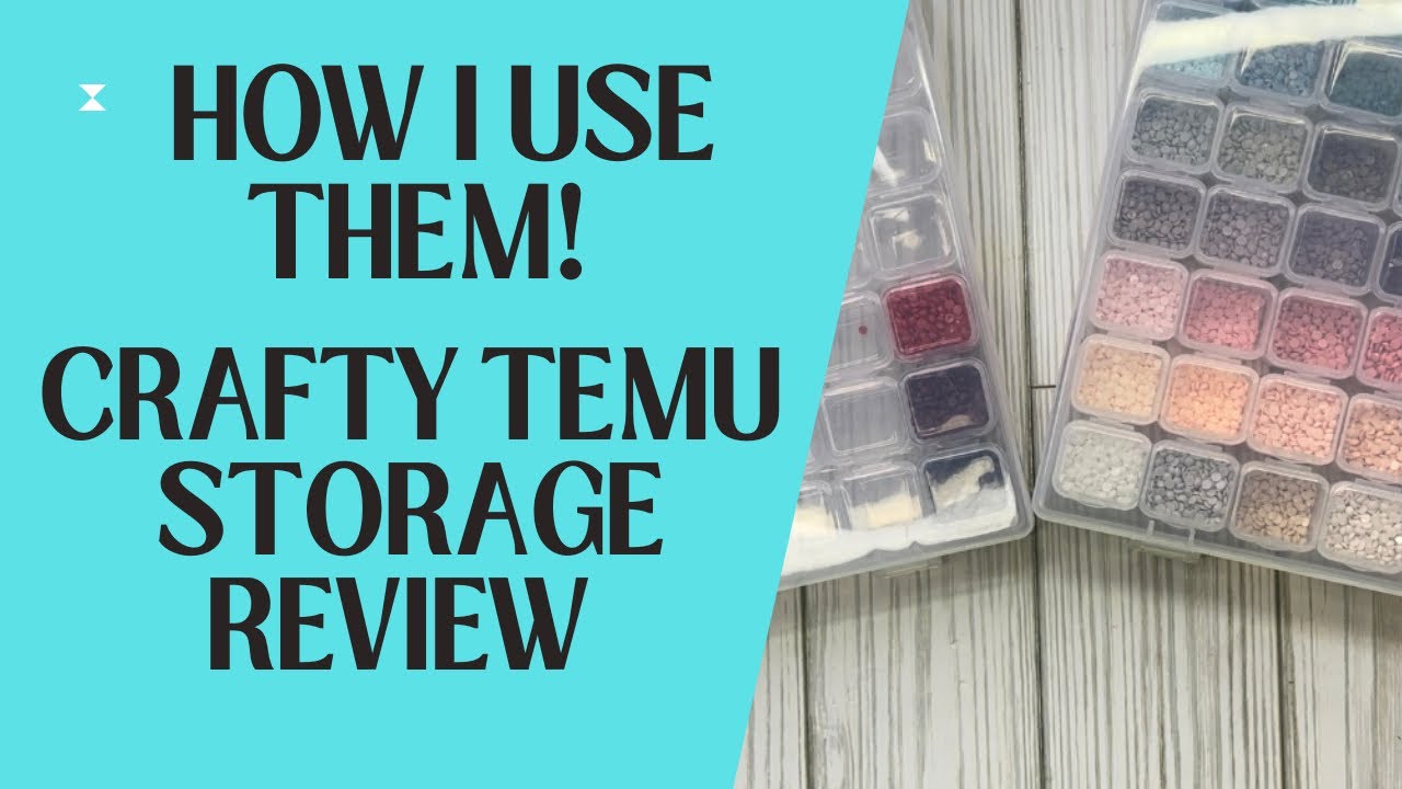 Love these 🥰 Crafty Temu Storage Review - use code opt75092 #temufinds ...