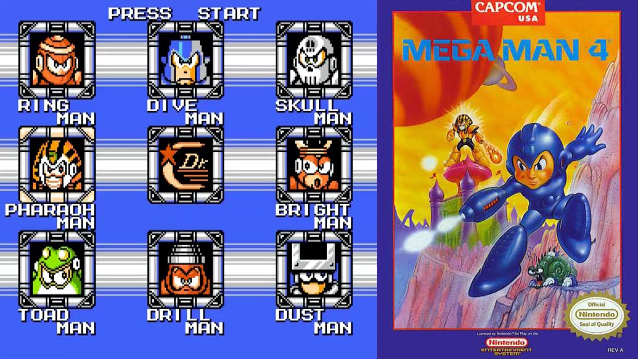 mega man 4 full game NES - YouTube