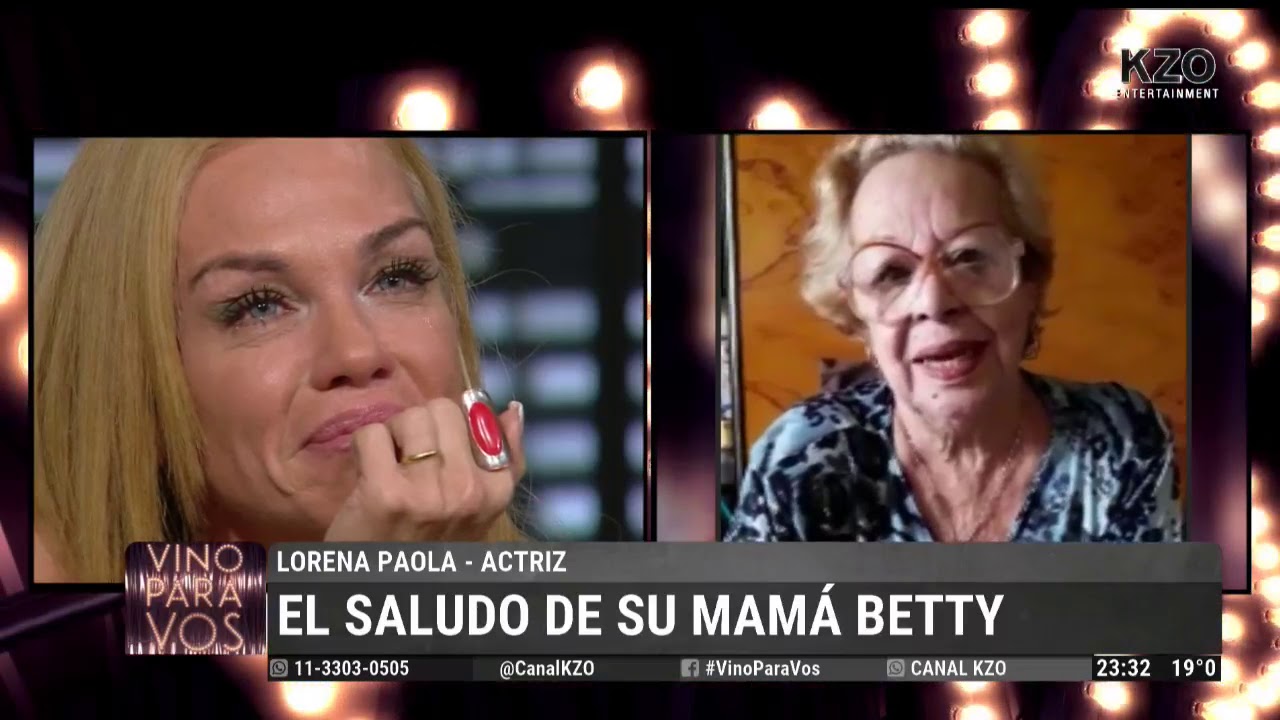 Su madre le mandó un tierno mensaje y Lorena Paola no pudo contener las ...