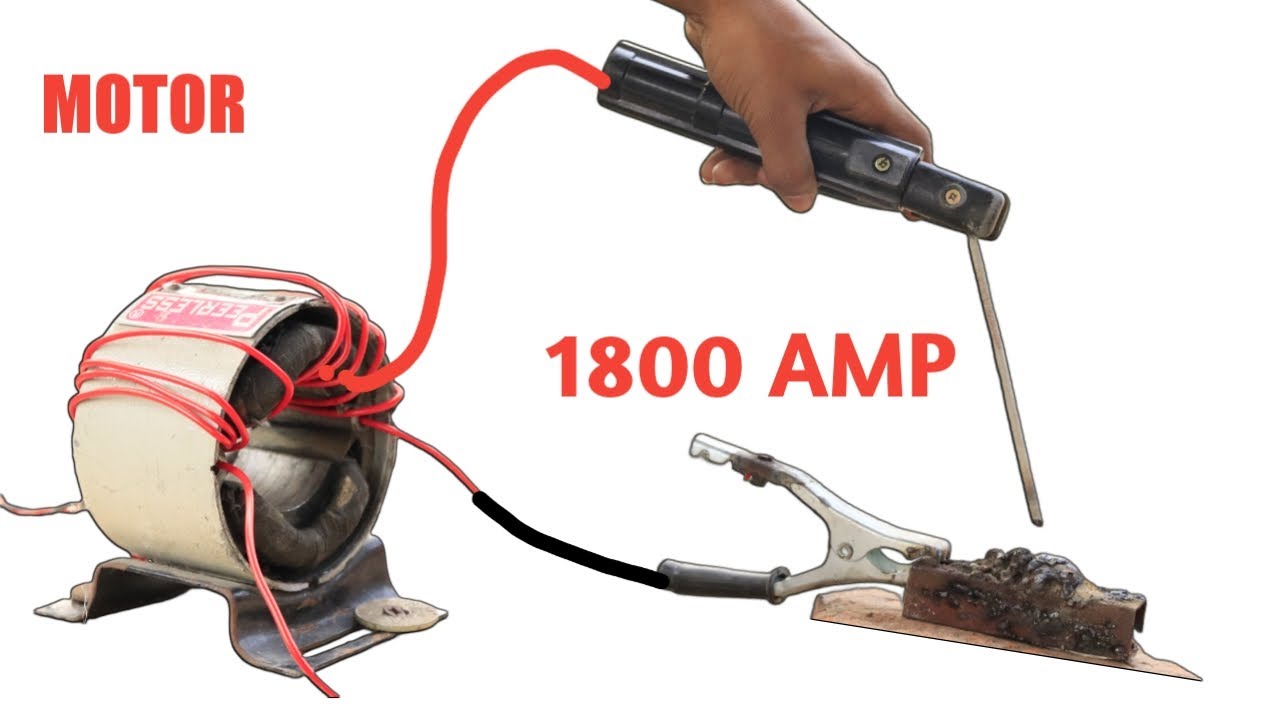 I Make Regular Motor into a Welding machine new Trick - YouTube