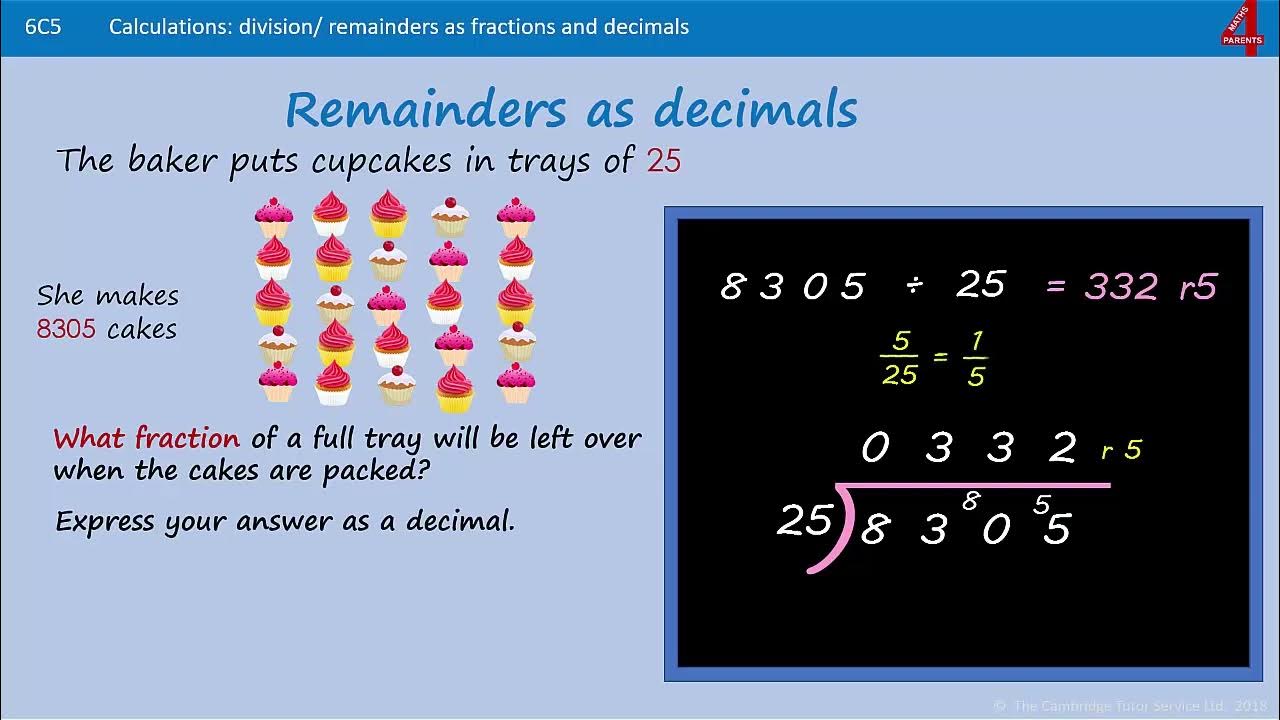 How To Express Remainders As Fractions And Decimals YouTube how-to-express-remainders-as-fractions-and-decimals-youtube