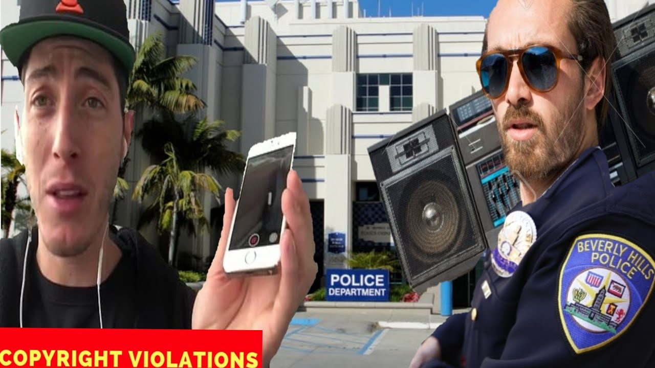 Cop Tries To Copyright Strike YouTuber's Live Stream - YouTube