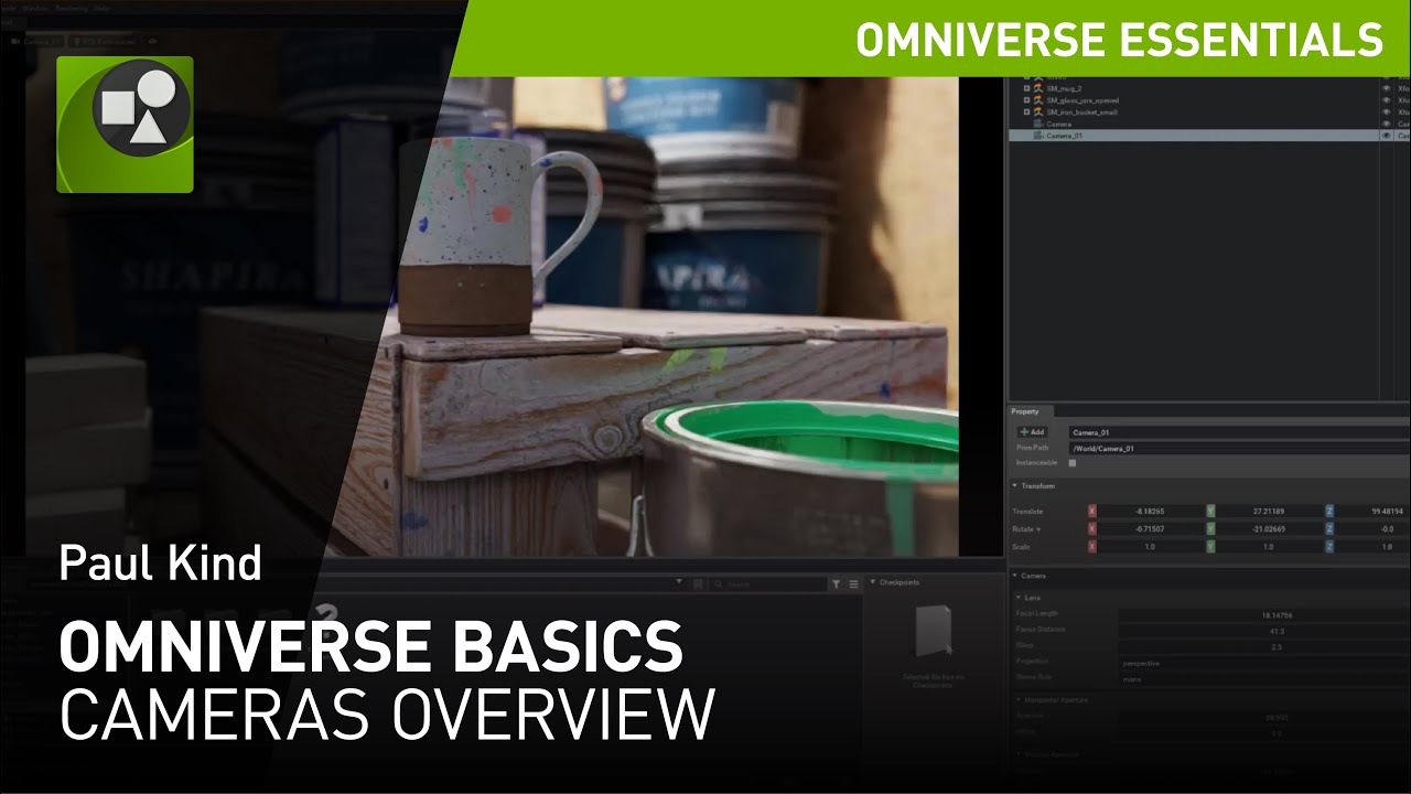 Camera Basics Overview In Omniverse Usd Composer Youtube