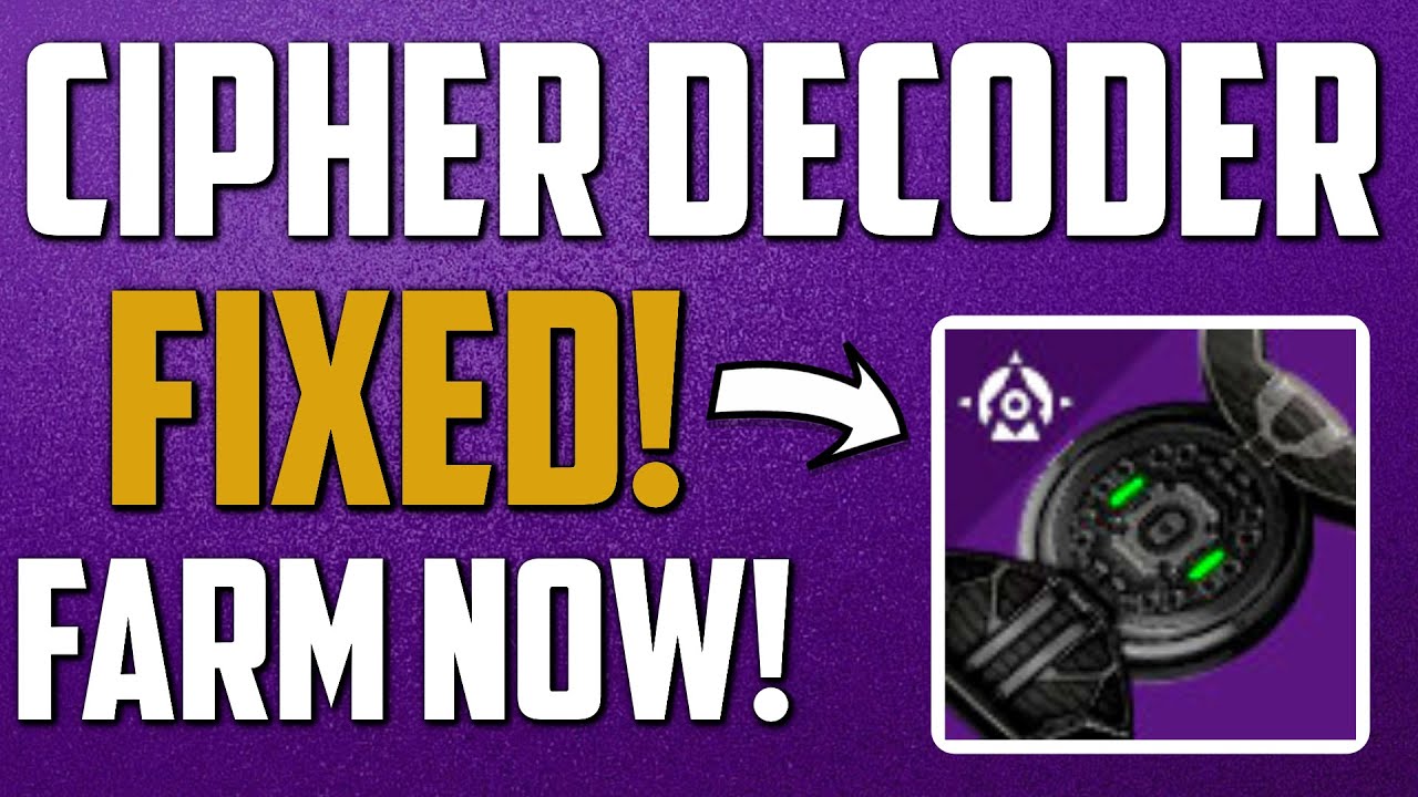 CIPHER DECODER FARM! DROP RATES FIXED! Festival of the Lost! - YouTube