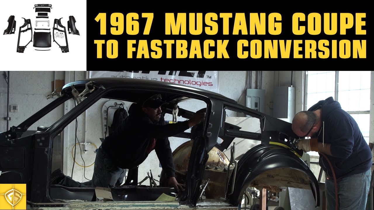 67 Mustang Coupe to Fastback Conversion Kit used on MotorTrend's Week ...