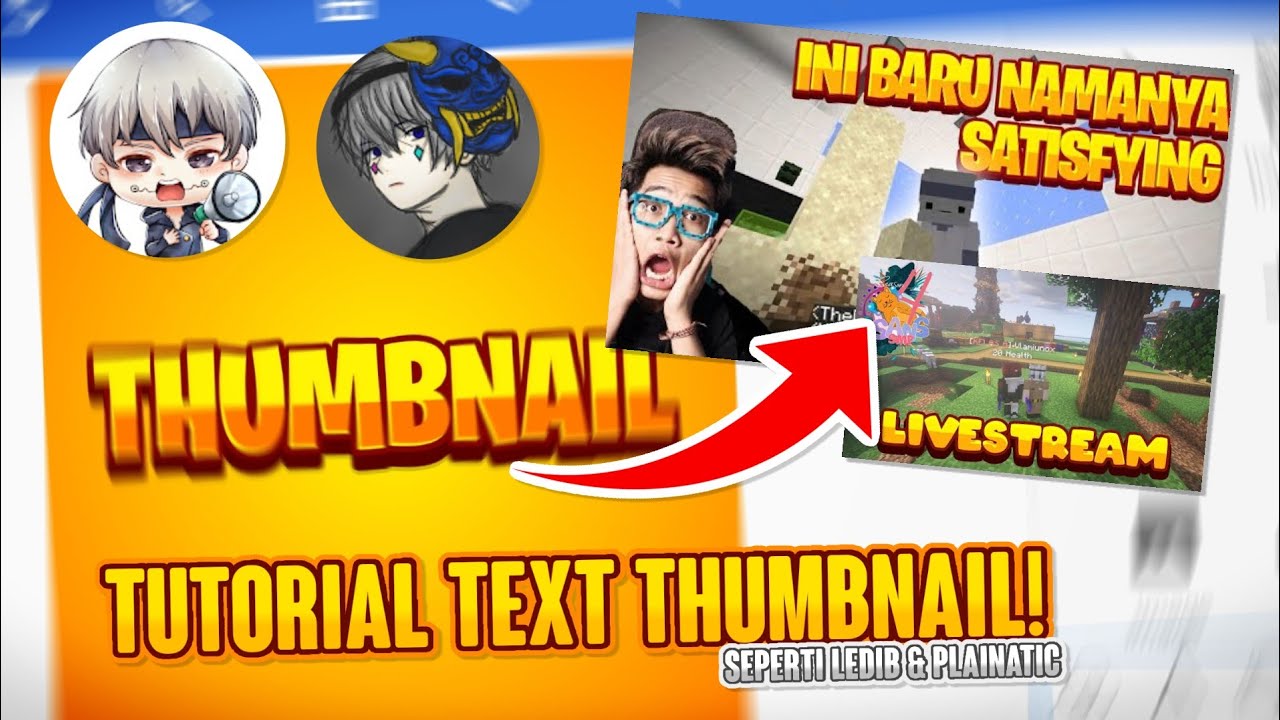 Cara Membuat Text Thumbnail Seperti @Kazera12 Dan @ledib Di Android🔥🔥 ...