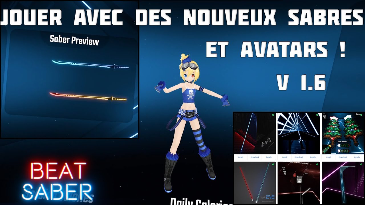 [FR] Installation des mods Sabres + Avatars sur Beat Saber [1.6.0 ...