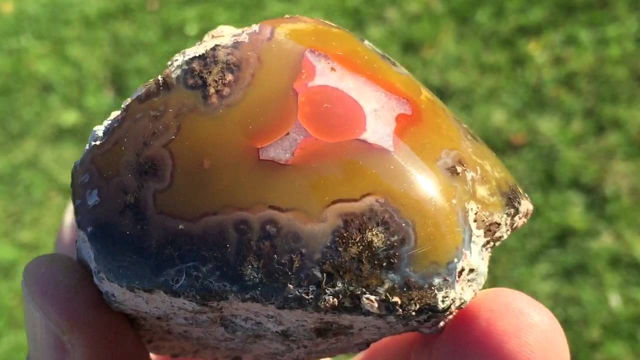 Flag agate - YouTube