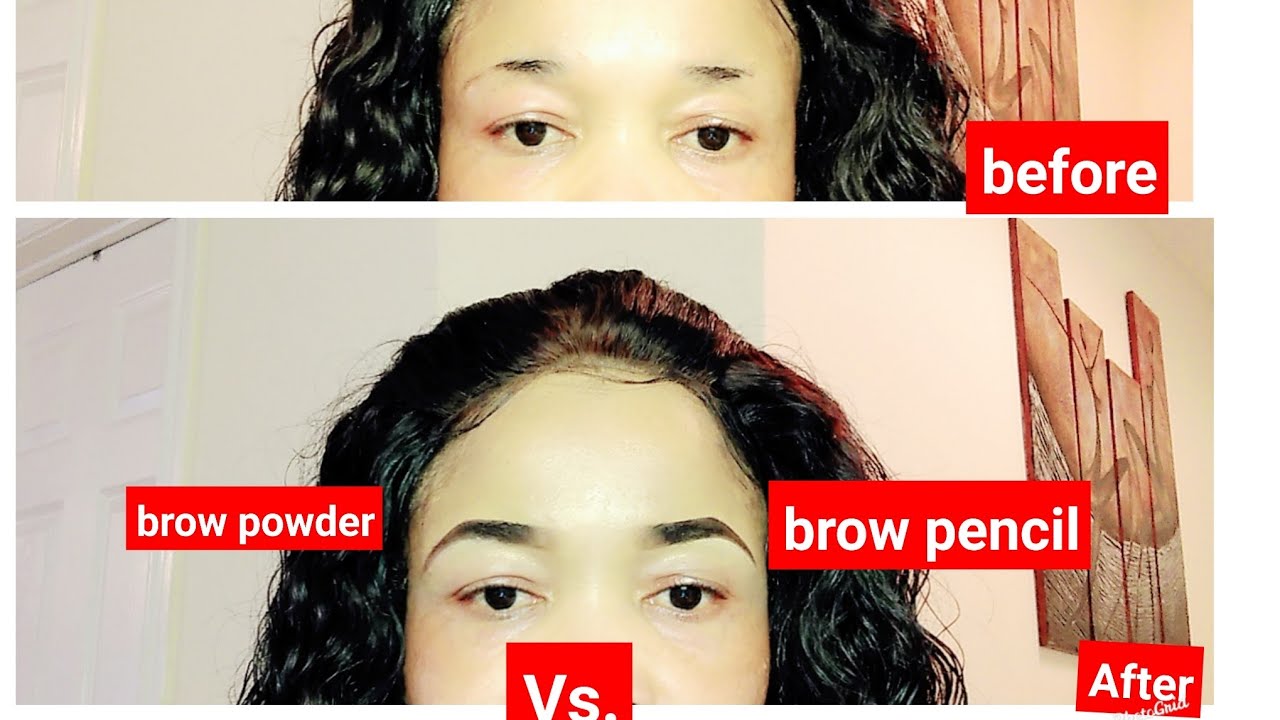 Brow powder Vs. Brow pencil/ What's your take? - YouTube