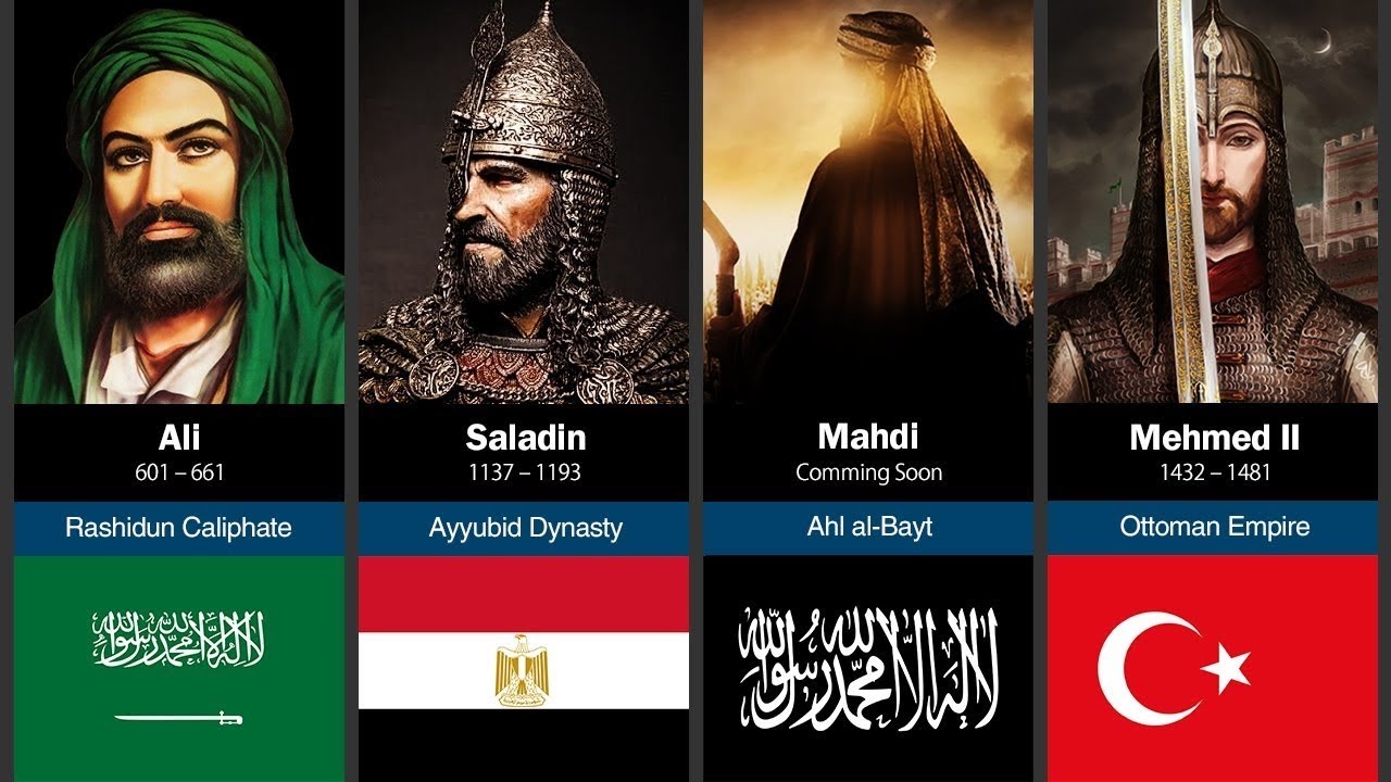 Mr Whaatwaa 100 Greatest Muslim Generals in History - YouTube
