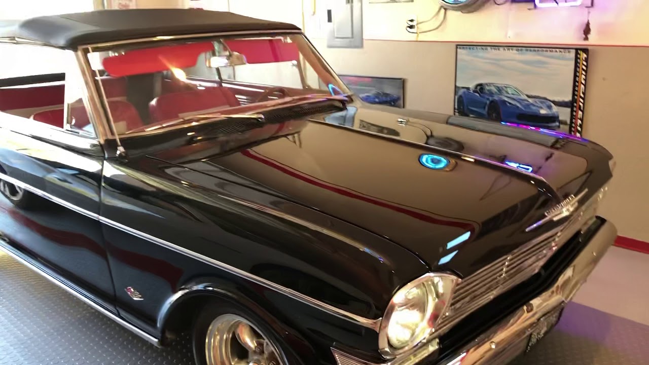 1962 Nova Resto Mod convertible - YouTube
