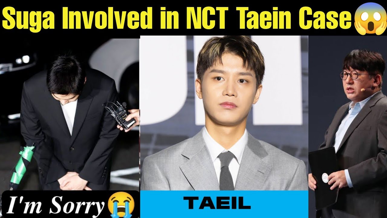 Suga Involved in NCT Taein Se*u@l H@rr@$$ment Case 🥺 BTS Suga Leaving ...