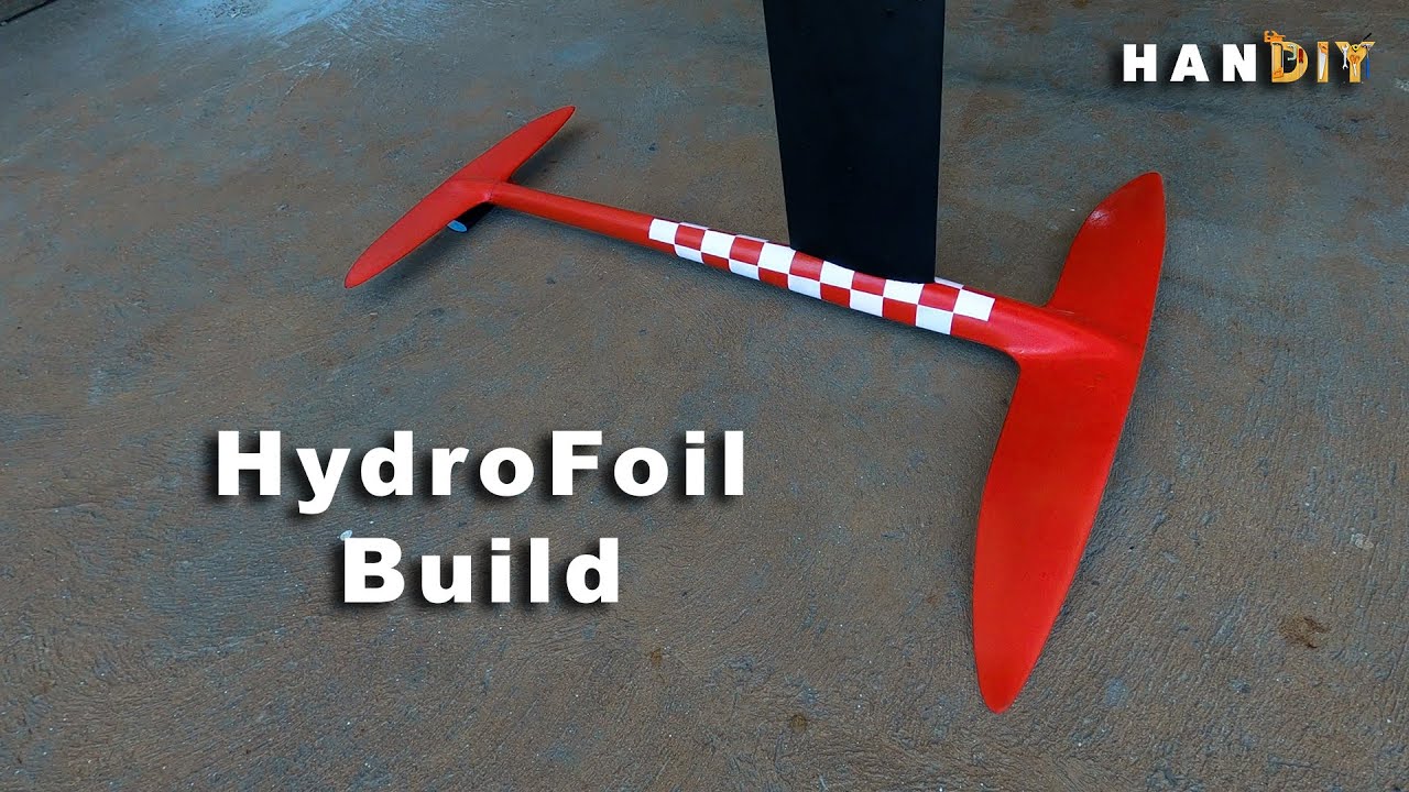 DIY Hydrofoil Construction - Red Rocket V7 - YouTube
