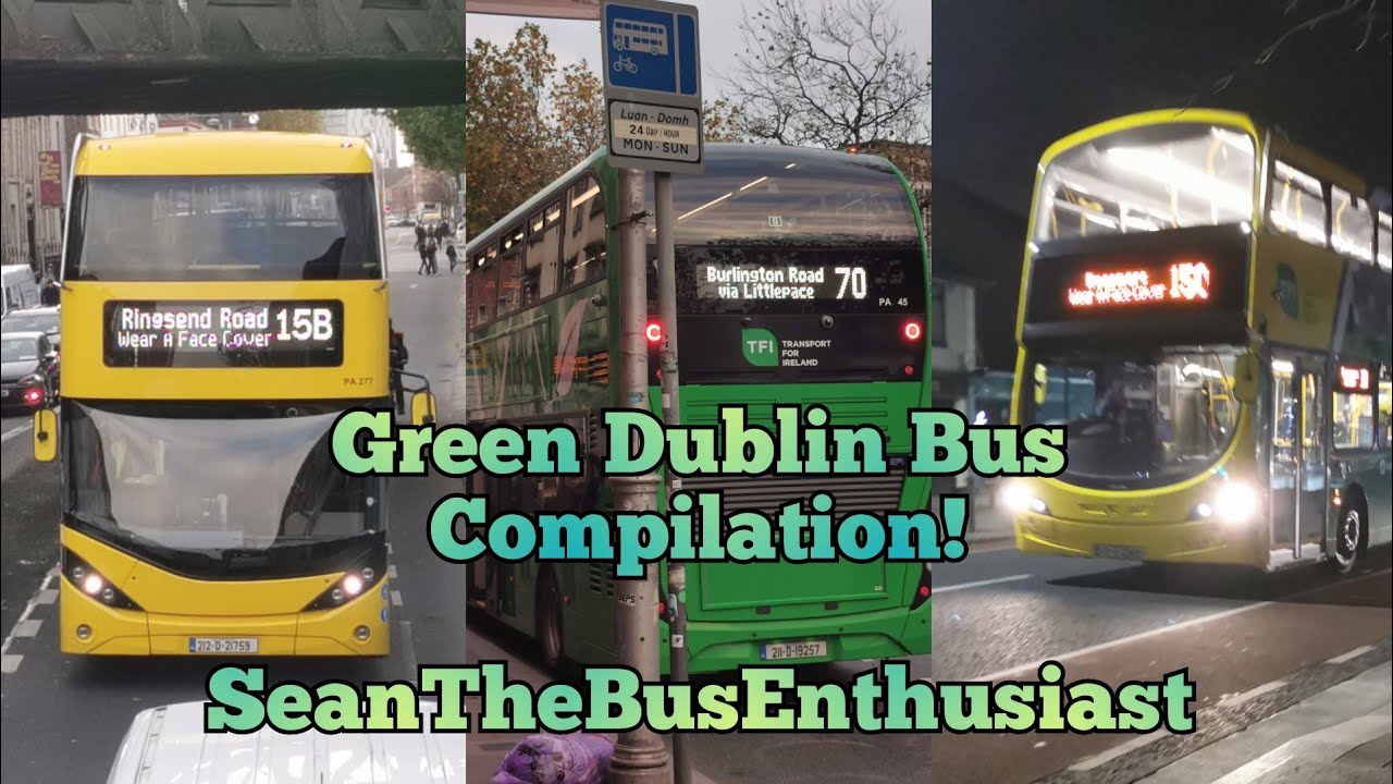 Green Dublin Bus Compilation! | November 2021 #Shorts - YouTube