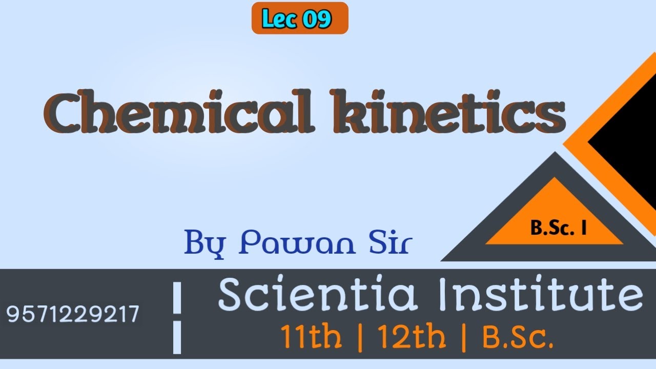 Lec 09 | zero order reaction | half life period | graph | B.Sc part 1 ...