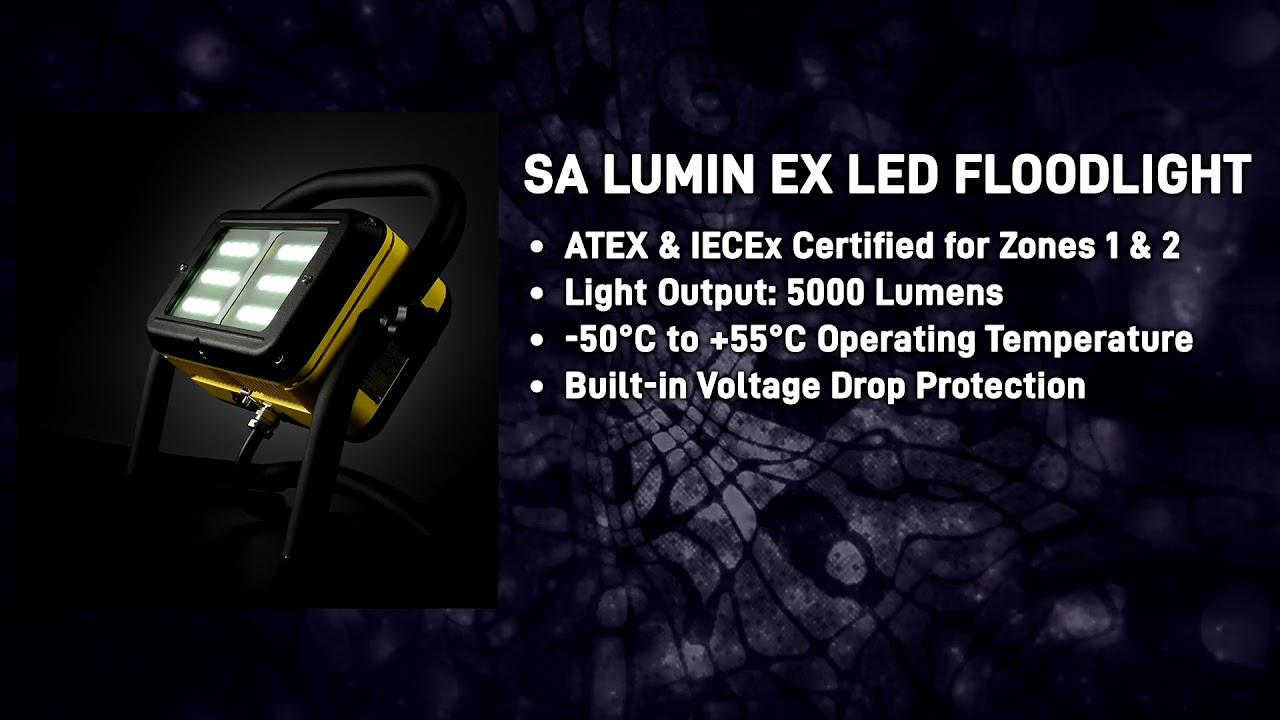 SA LUMIN EX LED FLOODLIGHT Product Application - YouTube