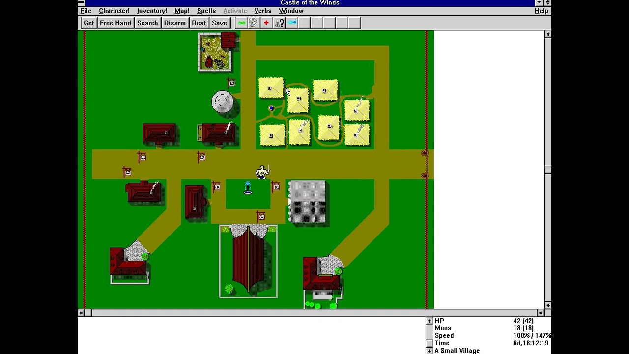 Castle Of The Winds Part One: Gameplay Through Fortress Level 2 - YouTube