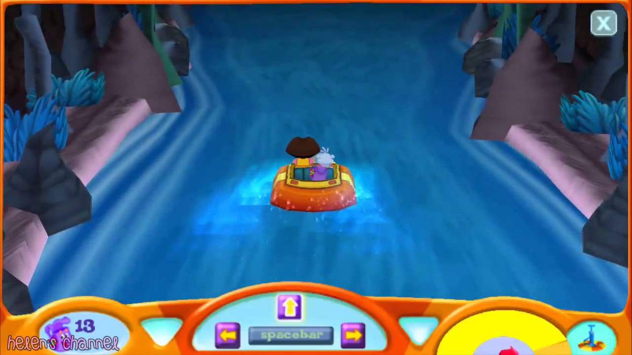DORA THE EXPLORER Dora's 3D Rapido River Rafting Race New English Full ...