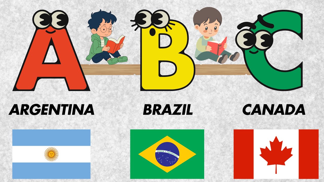 Countries Names Phonics Song || ABC Phonic Song || Toddler Learning ...