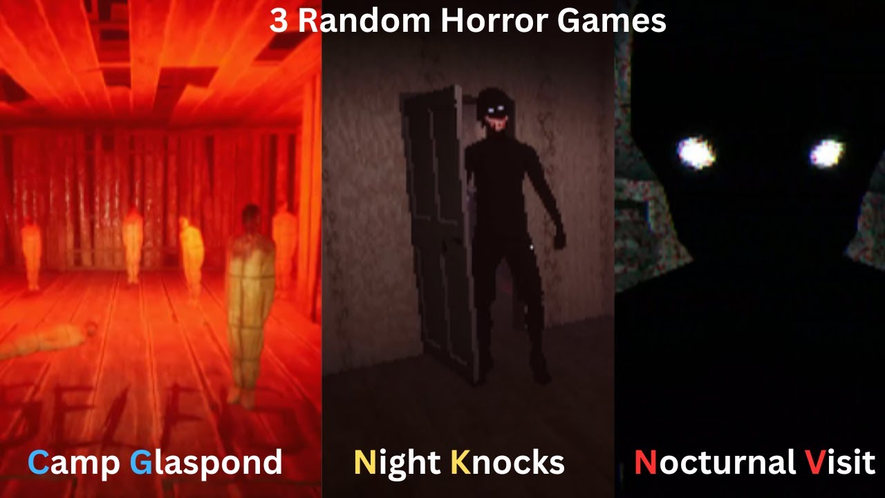 Welcome To My 3 Random Horror Game Series | Part 3 - YouTube