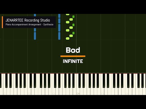 INFINITE 'Bad' Piano Accompaniment Cover - YouTube