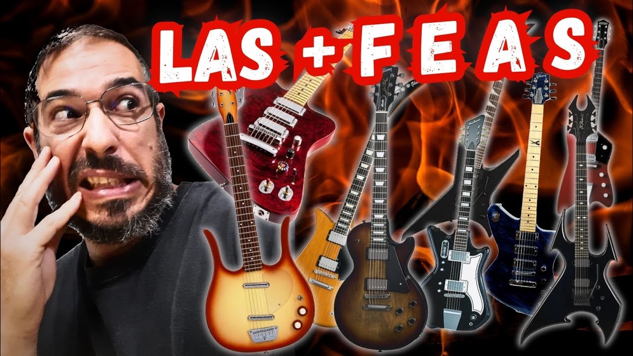 Las GUITARRAS más FEAS del mundo 🌎 (Recopilación de engendros ...