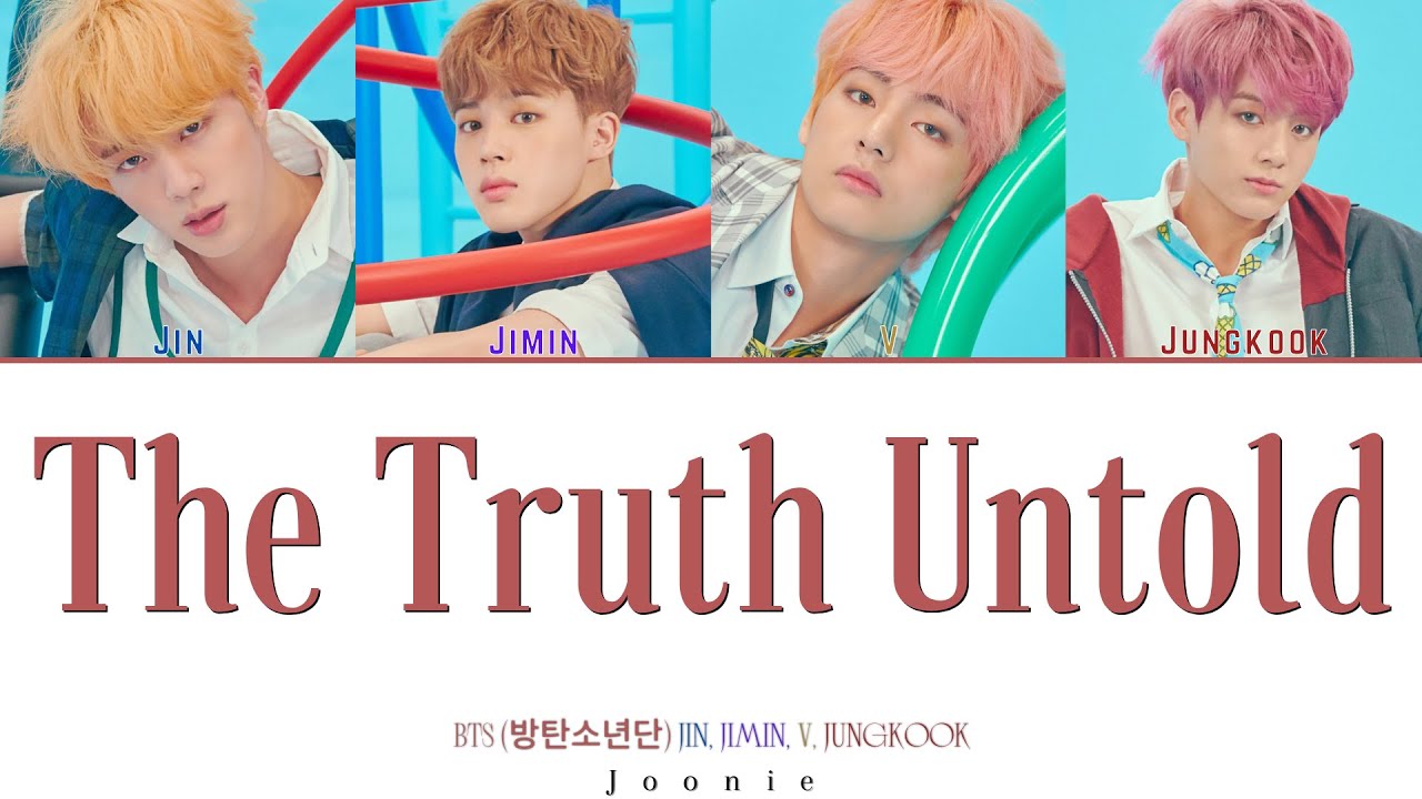 BTS (방탄소년단) 'The Truth Untold' (Feat. Steve Aoki) Lyrics (Color Coded ...