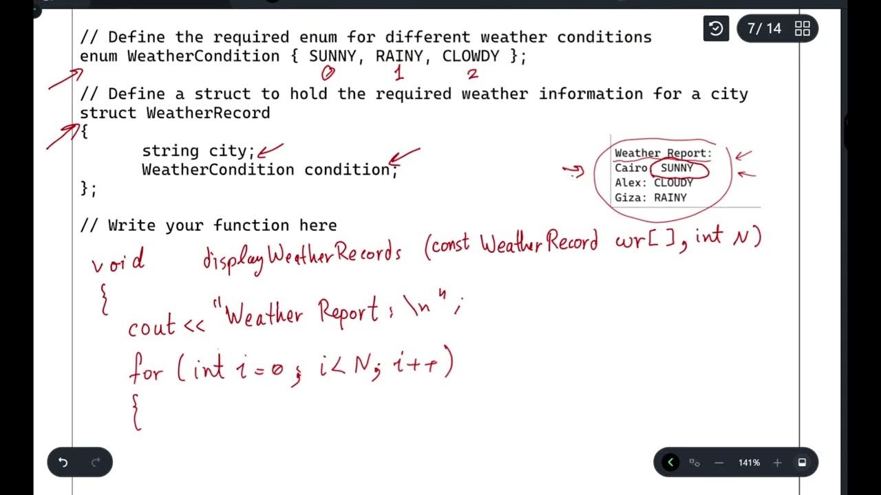 C++ Procedural Programing - Midterm Exam Sample (On paper) - YouTube