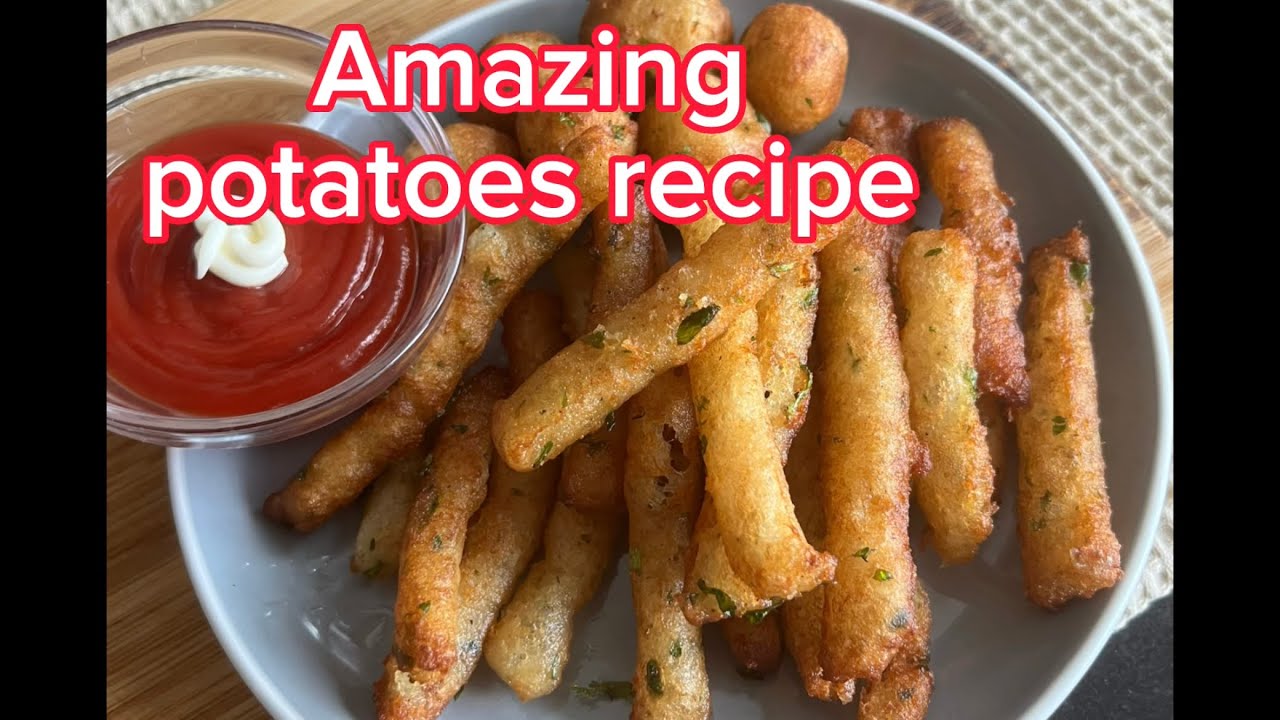Amazing potatoes recipe! Potato finger! Potato snacks! Potato sticks ...