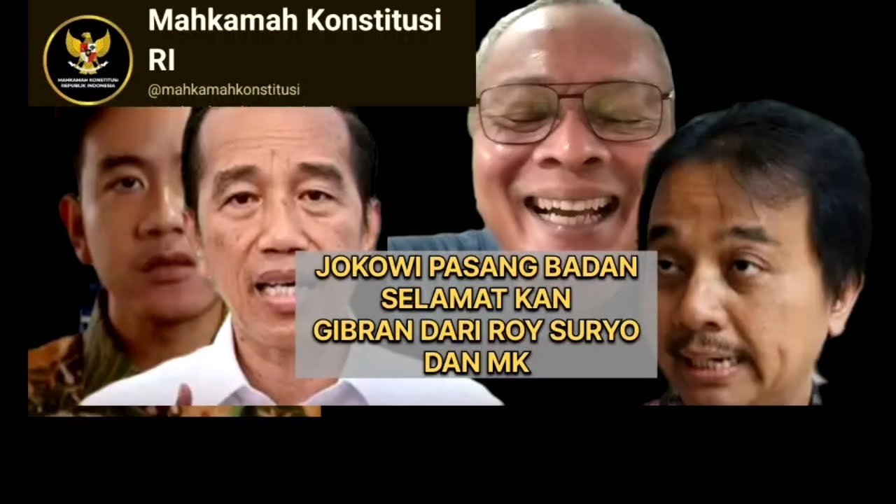Kejutan dari MK. Roy Suryo untung. Jokowi tersudut. - YouTube