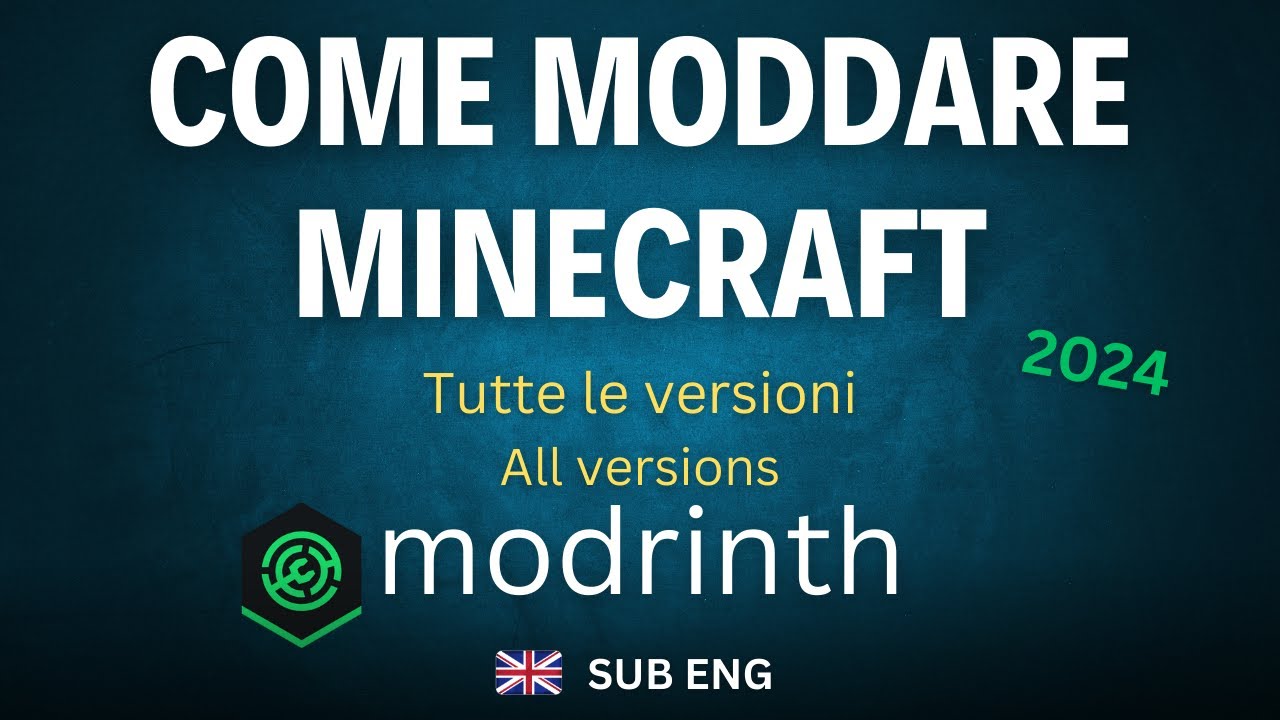 Come usare Modrinth Per Moddare Minecraft💎Modrinth Launcher | 4K - YouTube