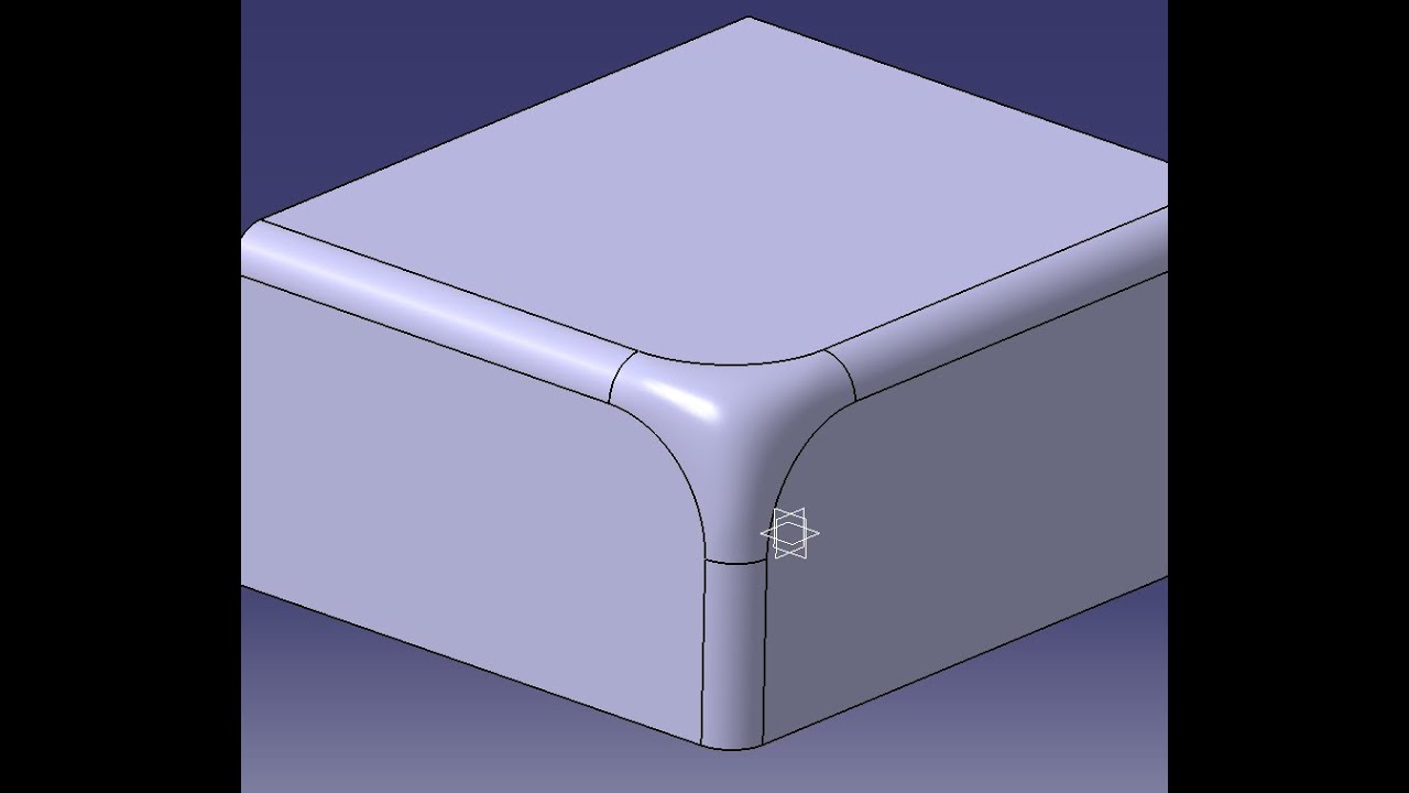 How can blend corner radius be implemented in Catia-V5? #shorts - YouTube