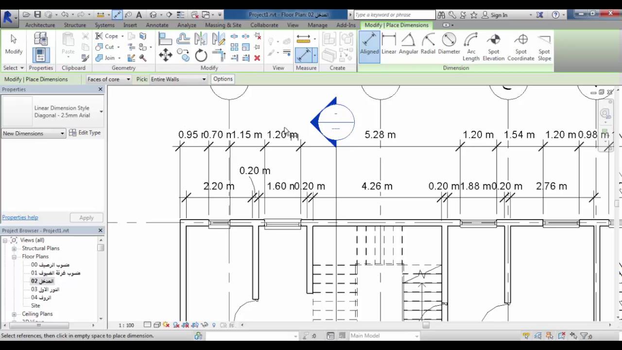 How To Make Dimentions In Revit - YouTube